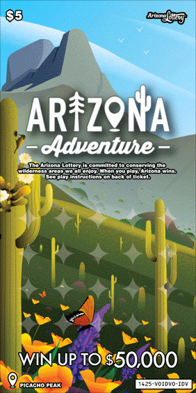Scratcher Arizona Adventure #1425 | Arizona Lottery